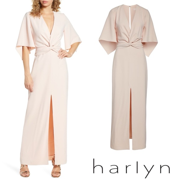 Harlyn | Dresses | Harlyn Twist Front Full Length Evening Cocktail ...